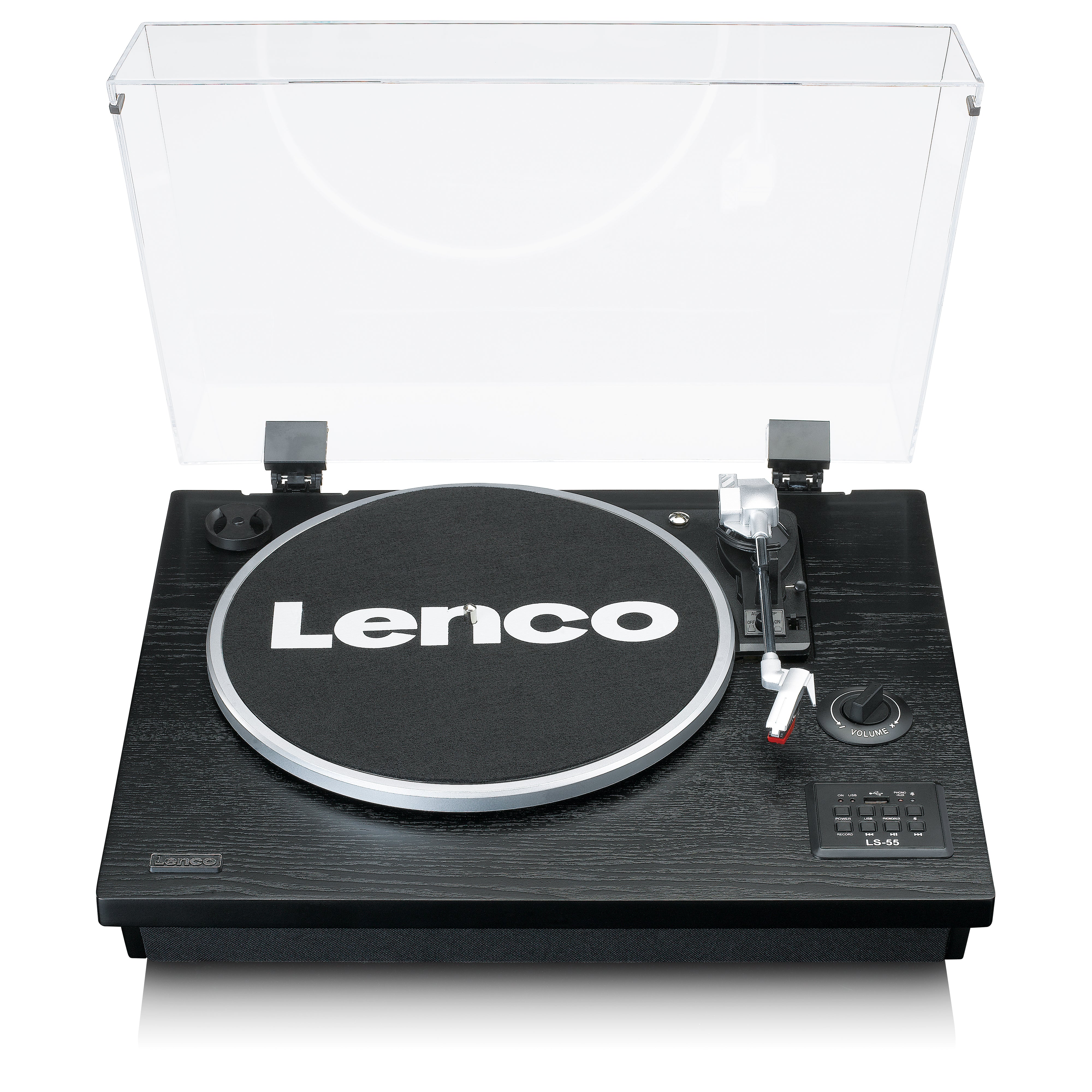 LENCO LS-55BK - Record Player with Bluetooth®, USB MP3 encoder, speake ...