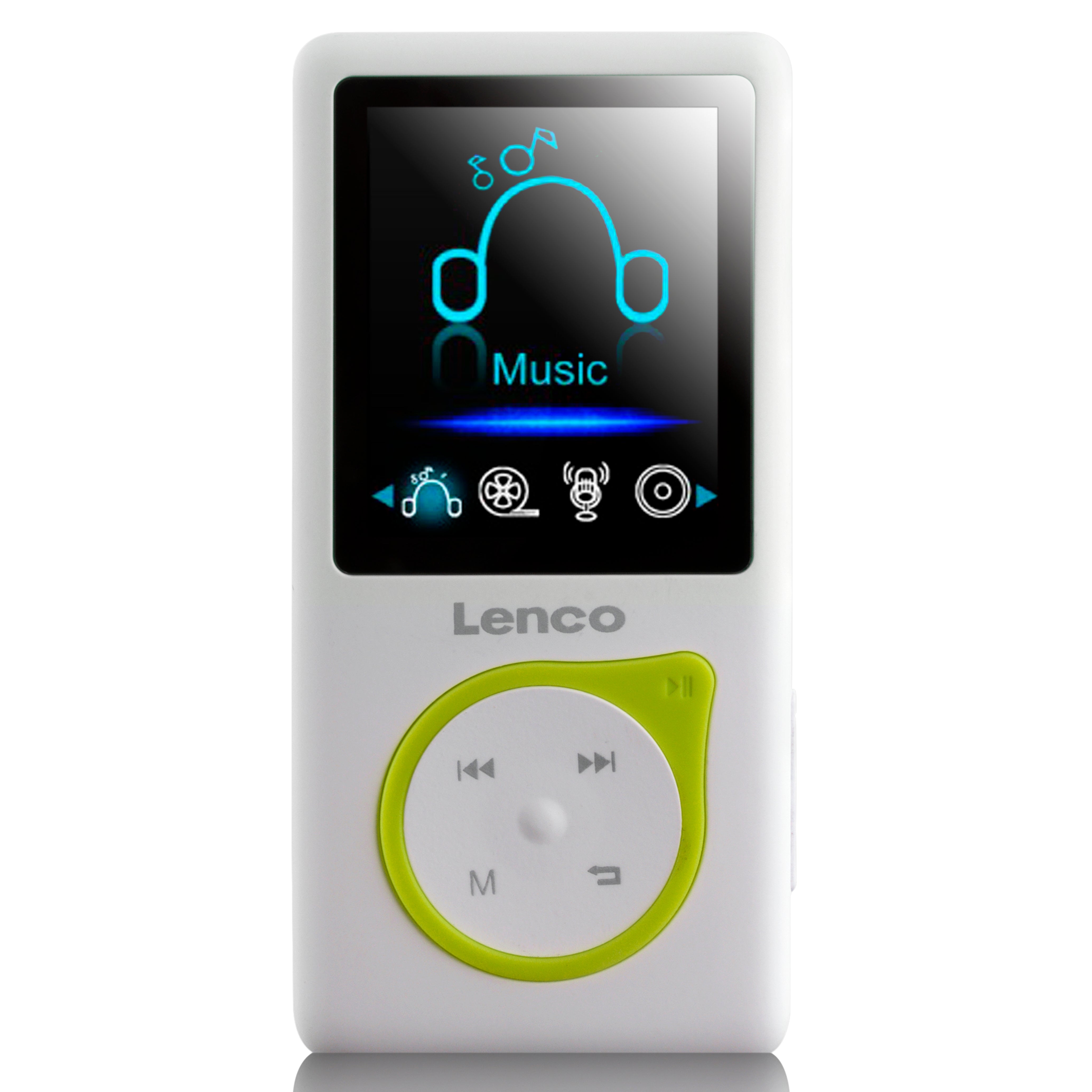 LENCO Xemio-668 Lime - MP3/MP4 player Incl. 8GB micro SD card - Lime ...